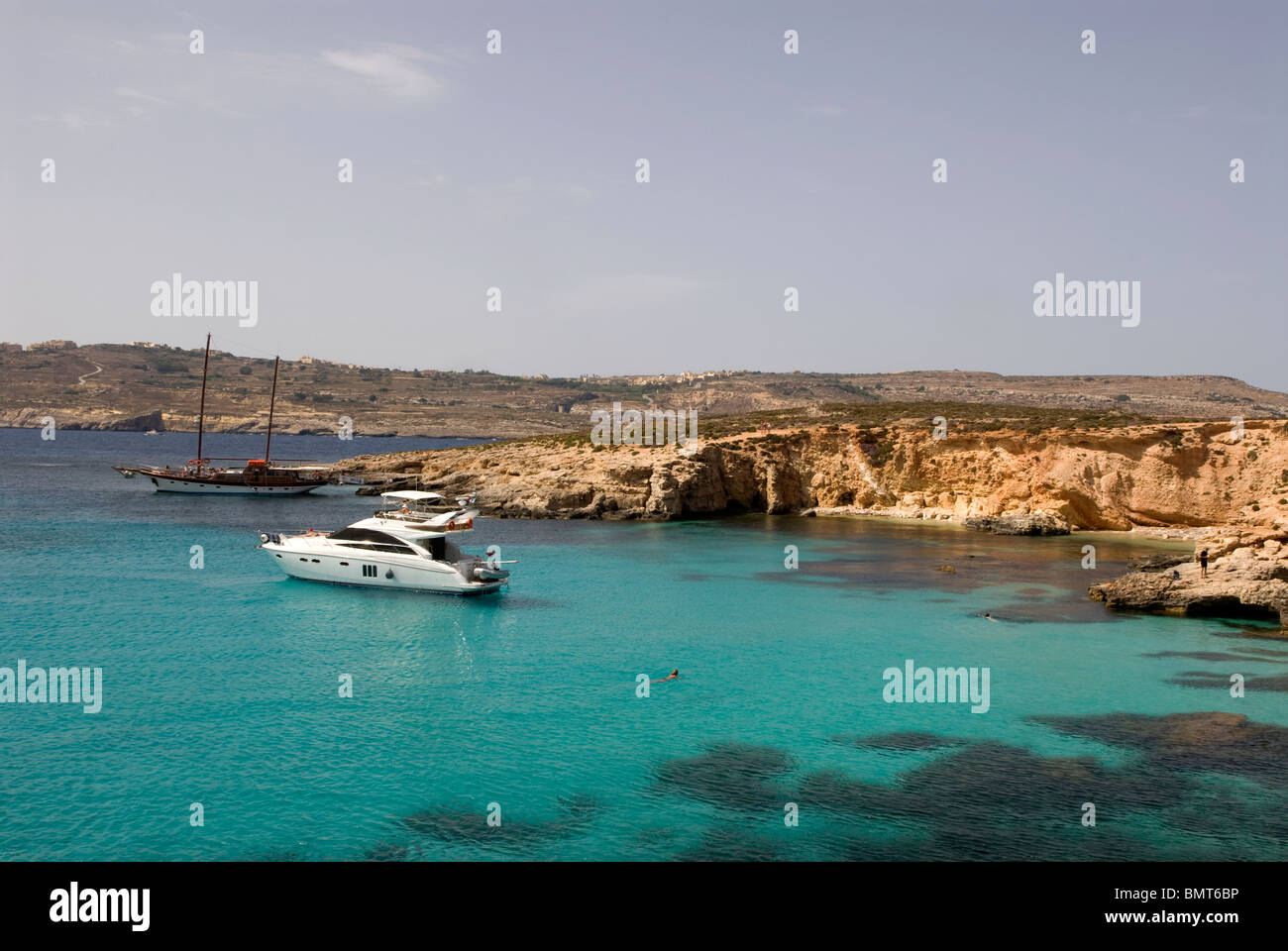 Blue Lagoon, Comino, Malta Stock Photo - Alamy