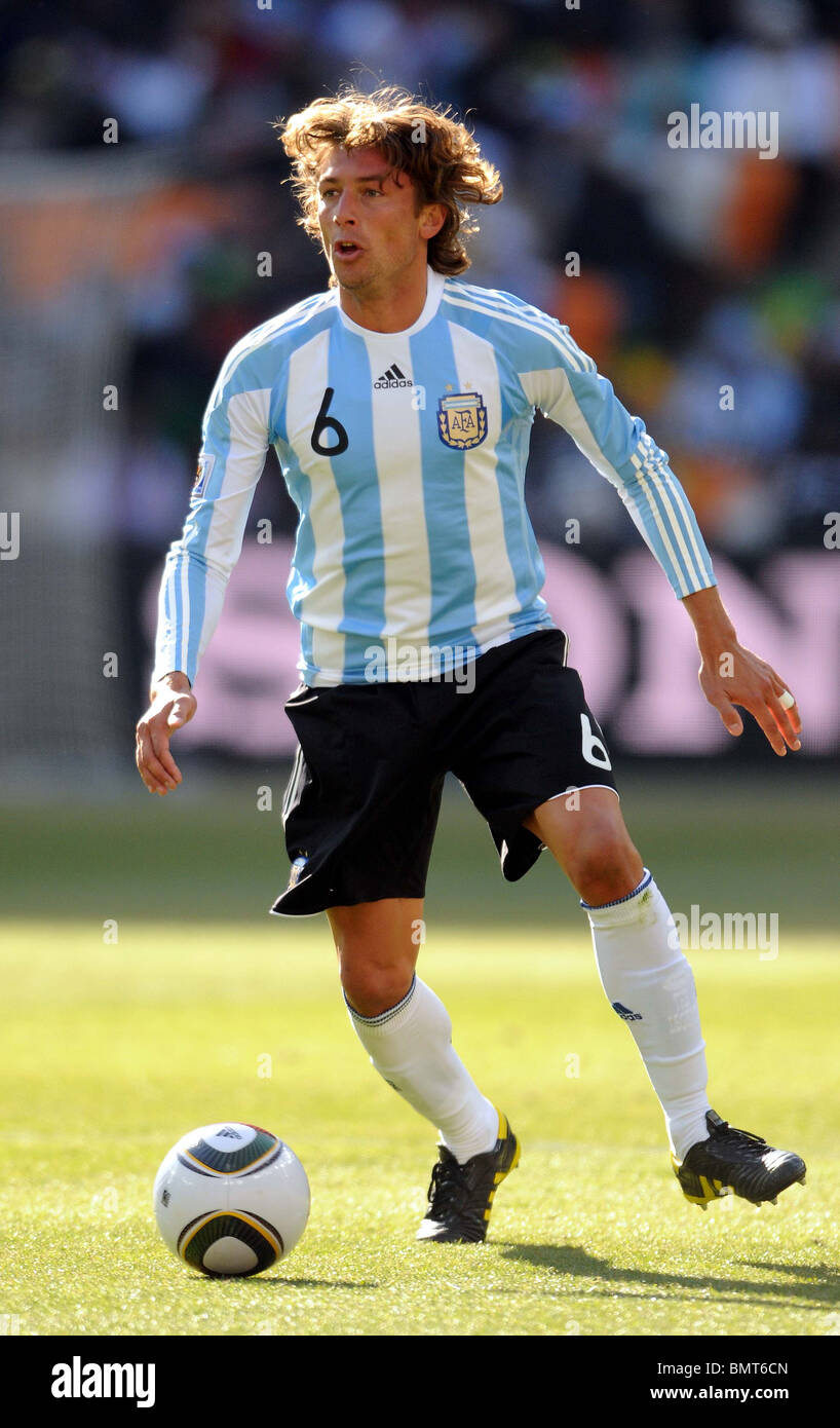 GABRIEL HEINZE ARGENTINA SOCCER CITY STADIUM SOUTH AFRICA 17 June 2010 ...
