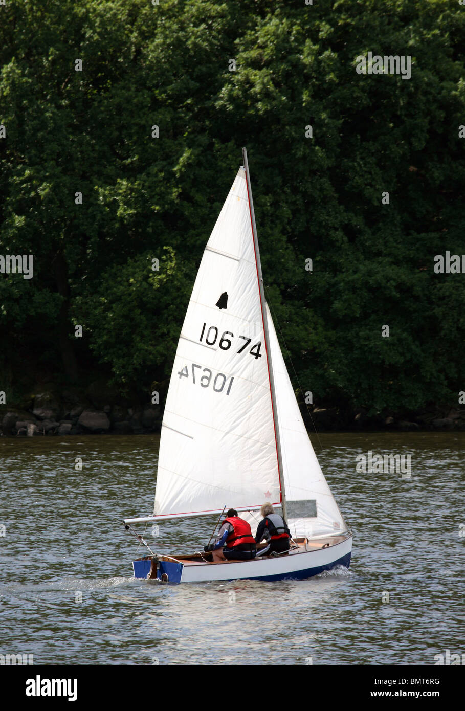 Sailing on Rudyard Lake Stock Photo - Alamy