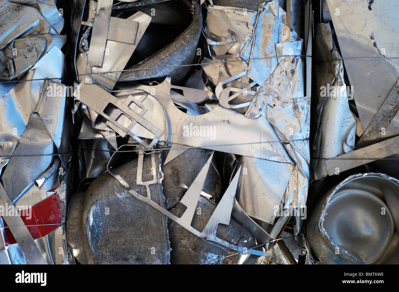 Scrap aluminum crushed baled hi-res stock photography and images - Alamy