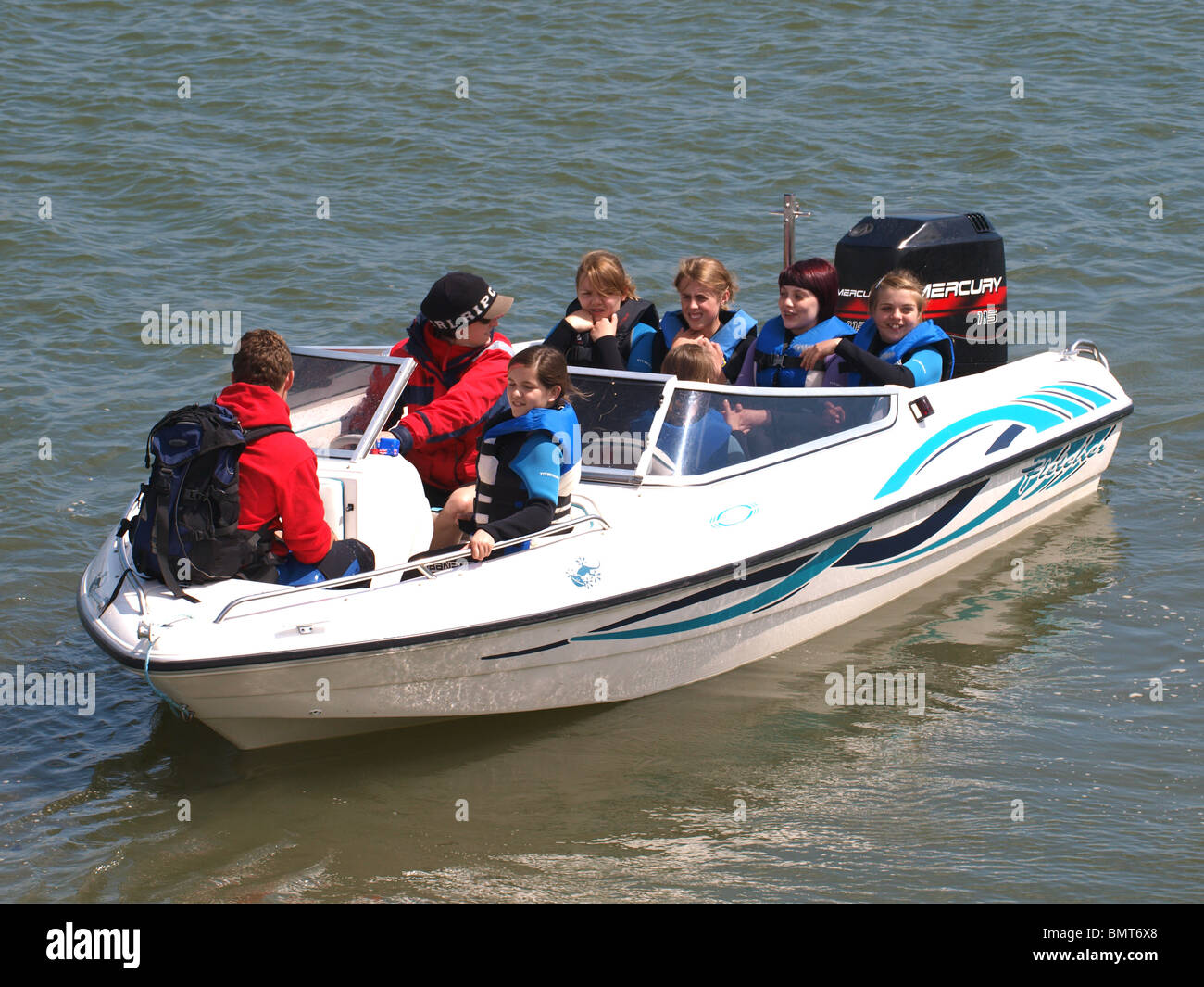 Girls on a boat trip hi-res stock photography and images - Alamy