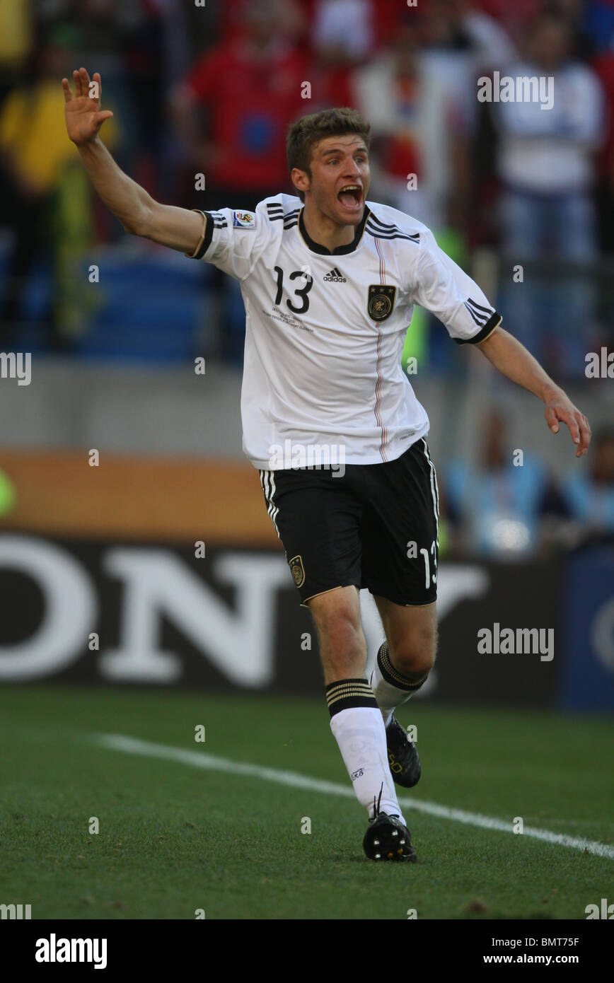THOMAS MUELLER GERMANY NELSON MANDELA BAY STADIUM PORT ELIZABETH SOUTH ...