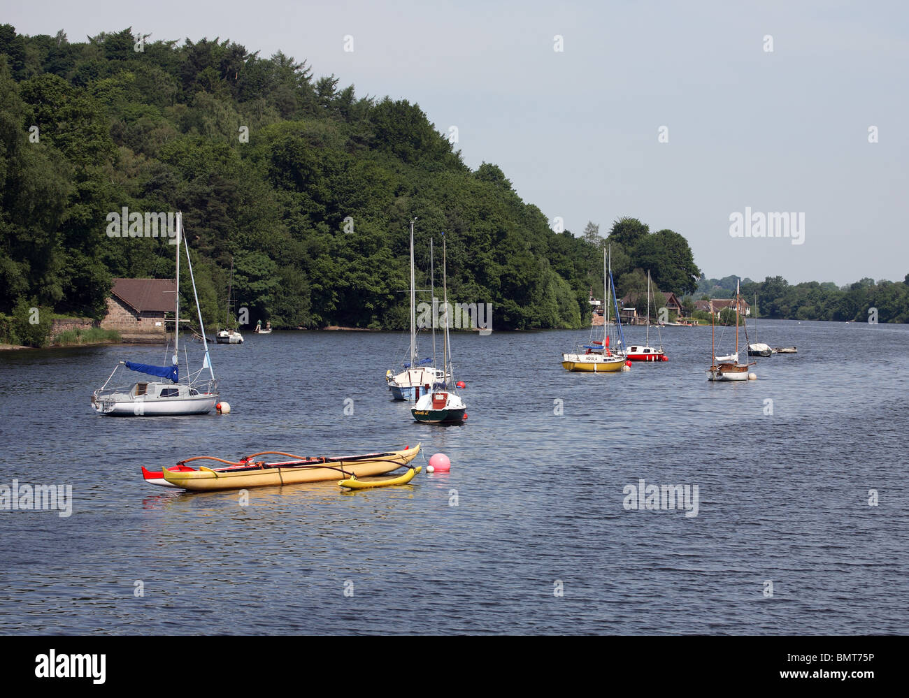 Sailing on Rudyard Lake Stock Photo - Alamy