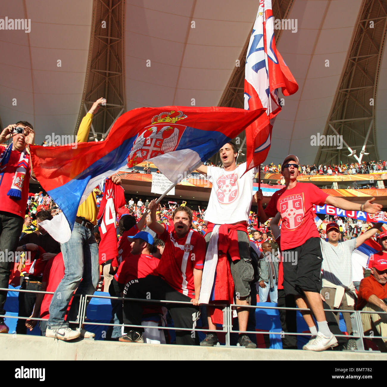 Serbian fans hi-res stock photography and images - Alamy