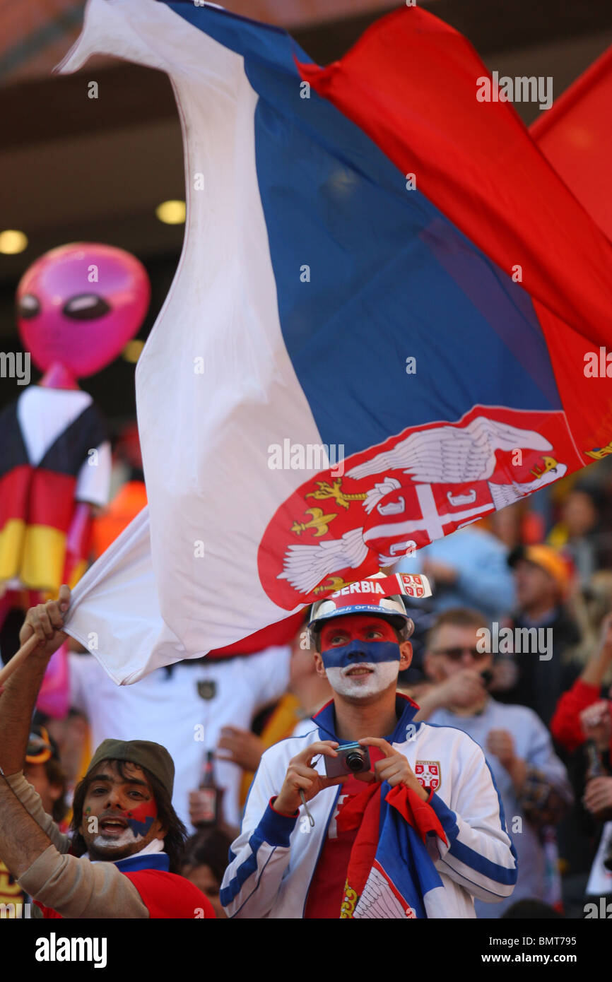 Serbian fans serbia hi-res stock photography and images - Alamy