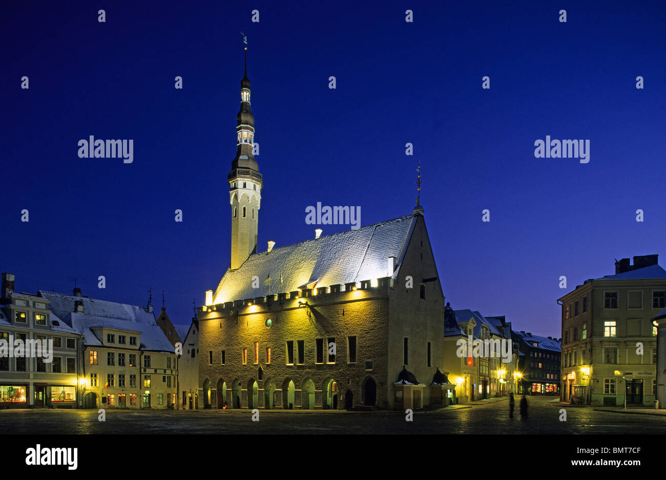 Estonia,Tallinn,Old Town ,Town Hall,The Town Hall Square (Raekoja plats ...