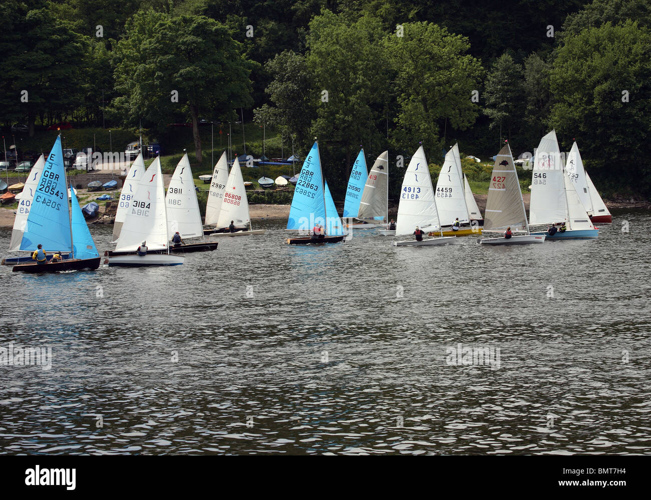 sailing on Rudyard Lake Stock Photo - Alamy