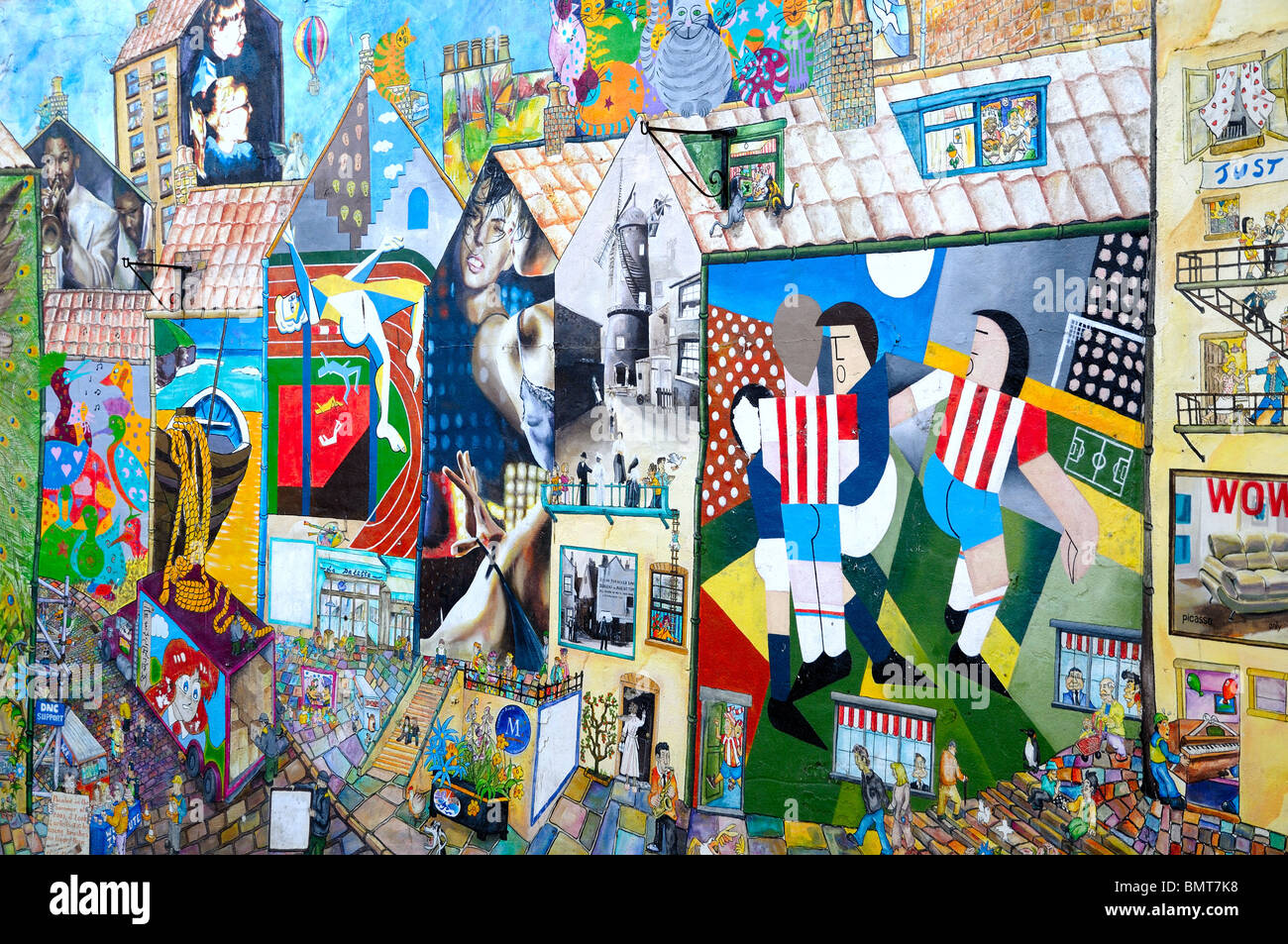 Wall Mural in Scarborough Stock Photo - Alamy