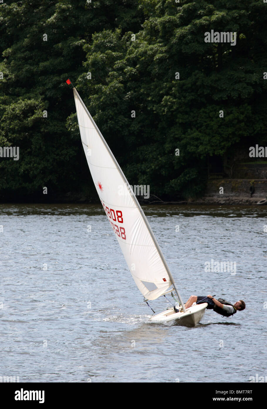 sailing on Rudyard Lake Stock Photo - Alamy