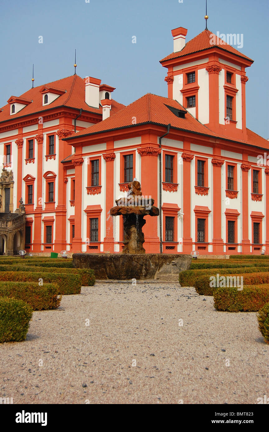 Troja castle and garden in Prague Stock Photo - Alamy