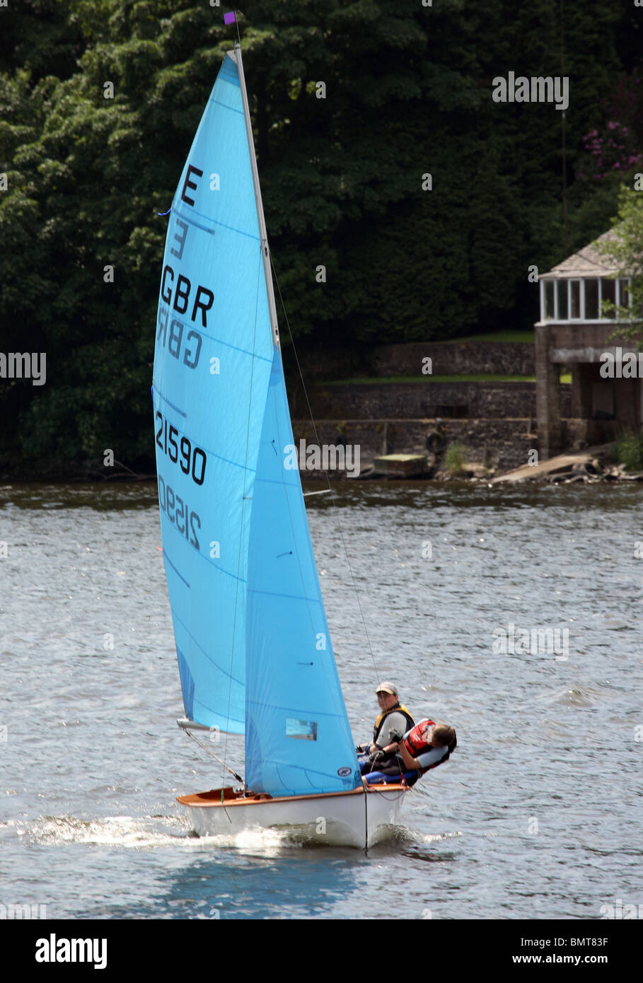 sailing on Rudyard Lake Stock Photo - Alamy