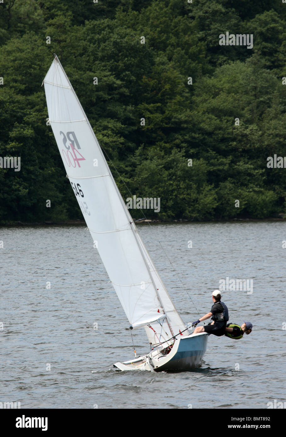sailing on Rudyard Lake Stock Photo - Alamy