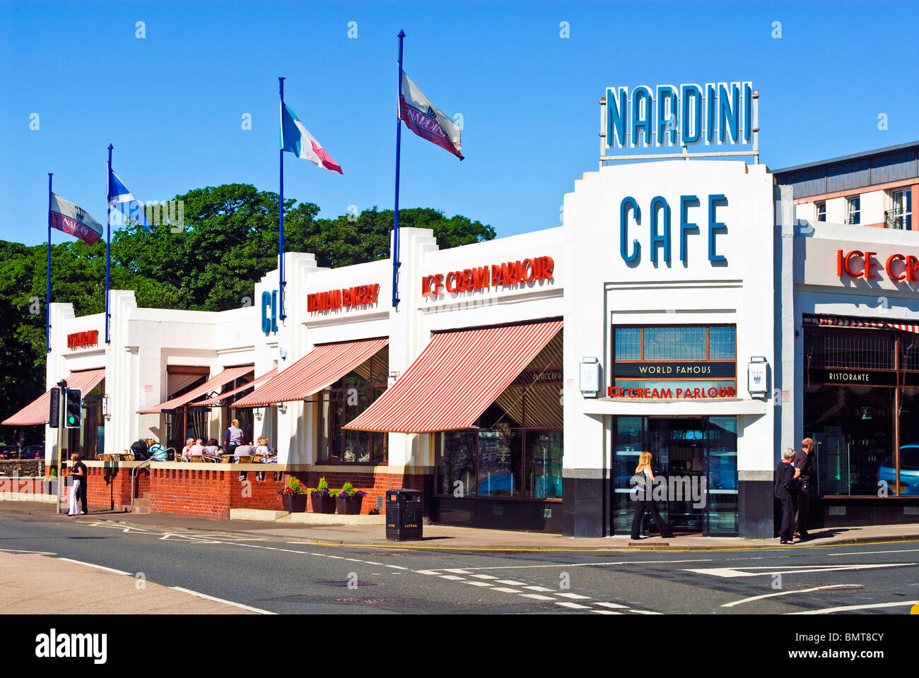 The Famous Nardini Cafe in Largs, Ayrshire, Scotland Stock Photo - Alamy