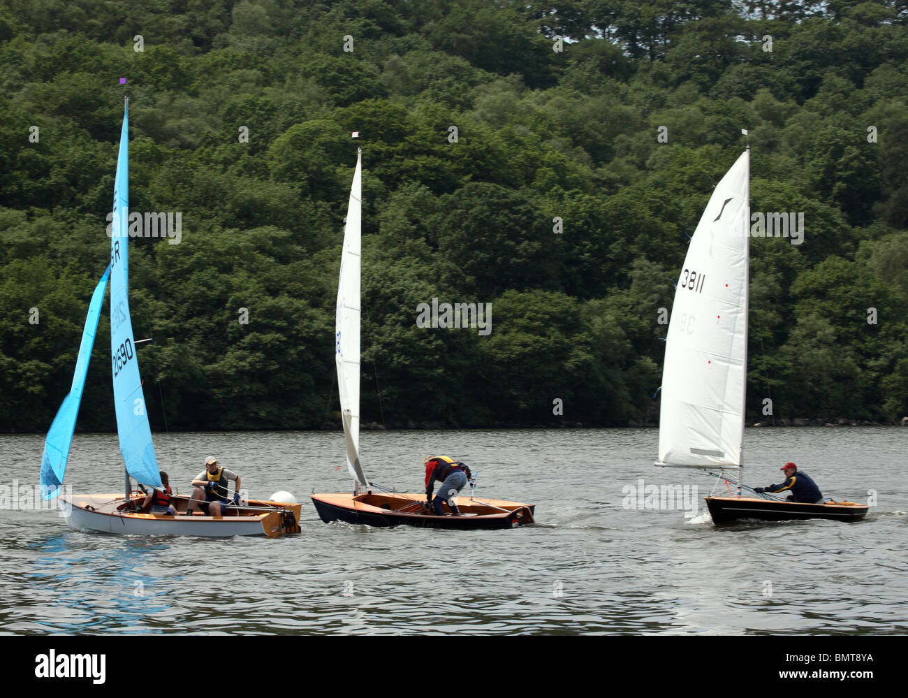 sailing on Rudyard Lake Stock Photo - Alamy