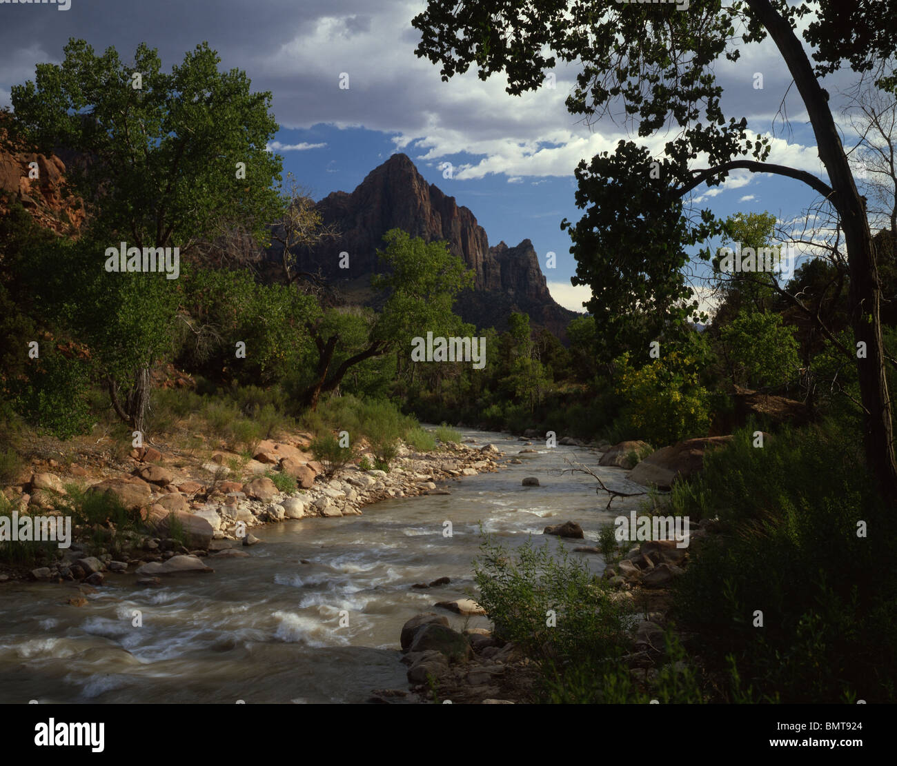 River in Canyon, UT Stock Photo - Alamy