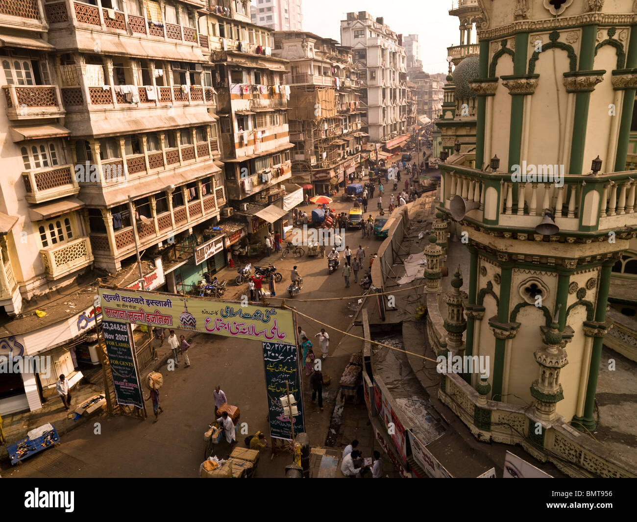 Mumbai,India;View Of Apartment Buildings And Street Stock Photo - Alamy