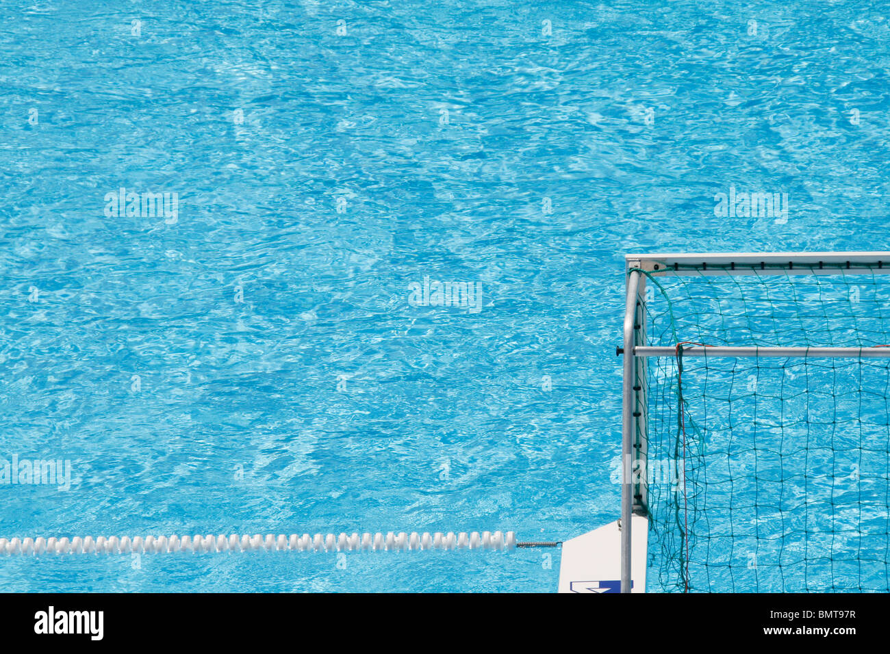 empty olympic type water polo swimming pool Stock Photo - Alamy