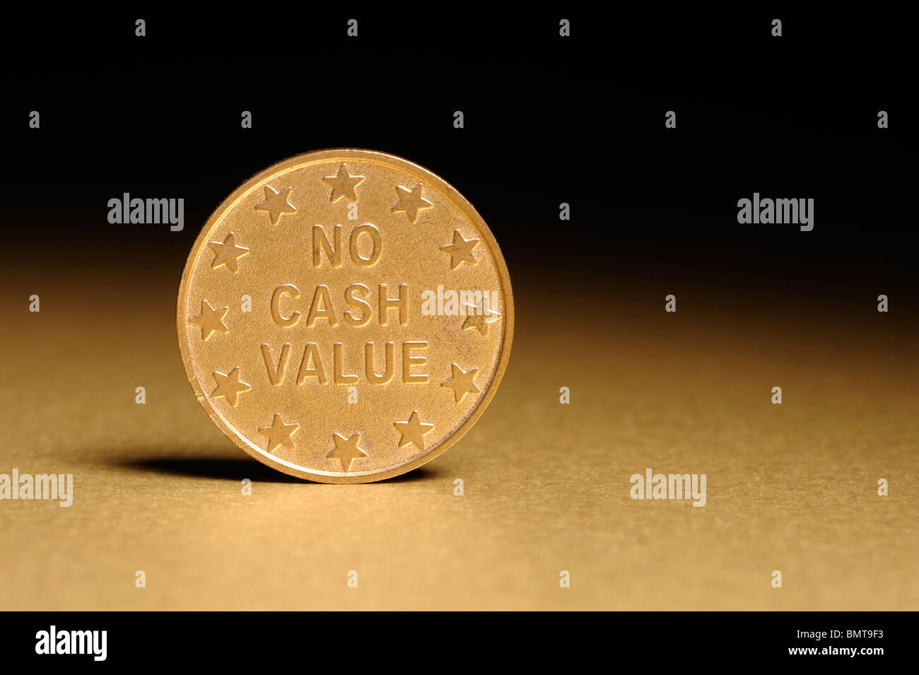 No Cash Value coin Stock Photo - Alamy