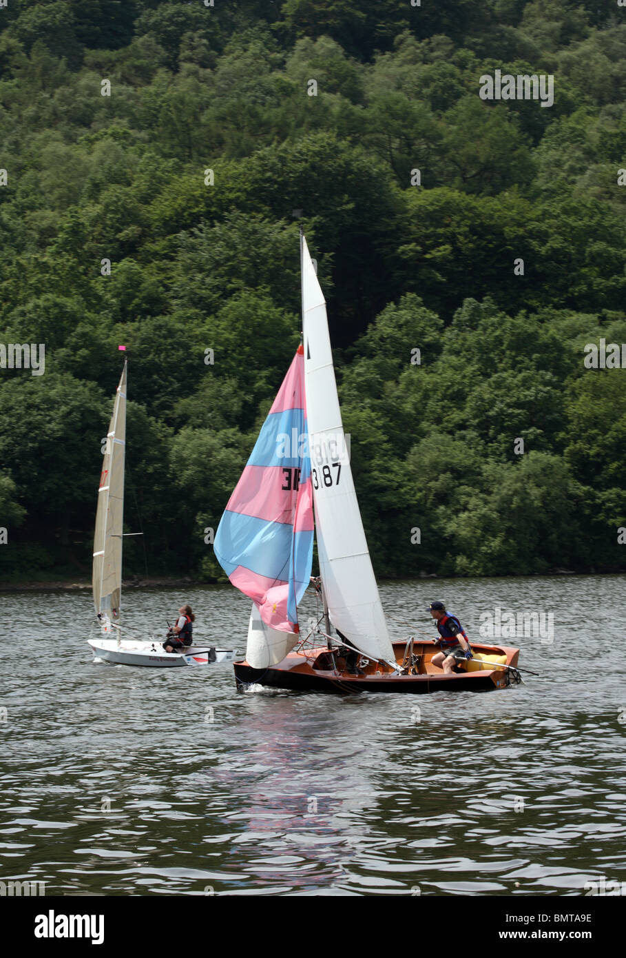 sailing on Rudyard Lake Stock Photo - Alamy
