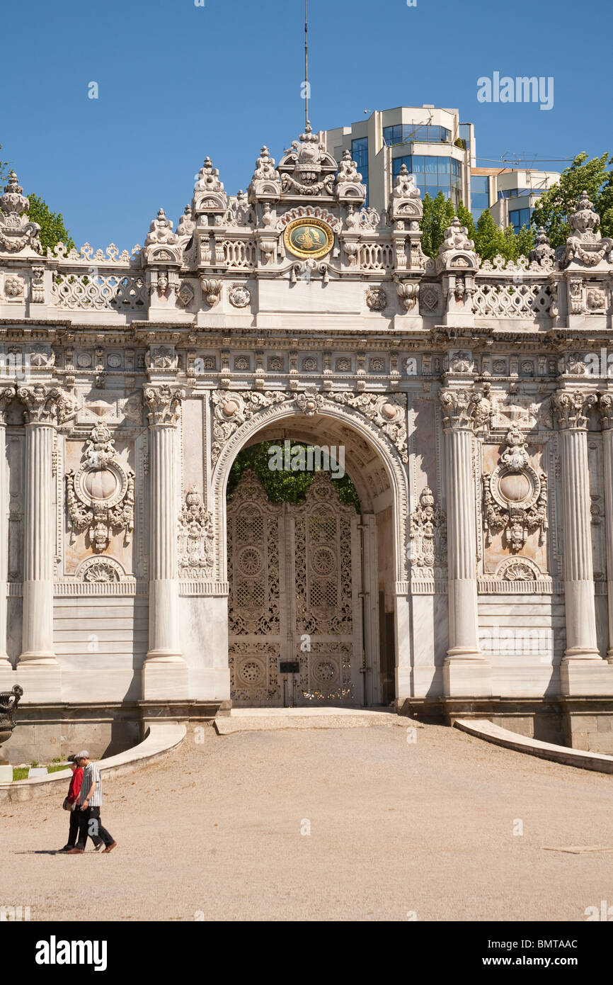 Sultan’s Gate, also known as the Royal and Imperial Gate, Dolmabahce ...