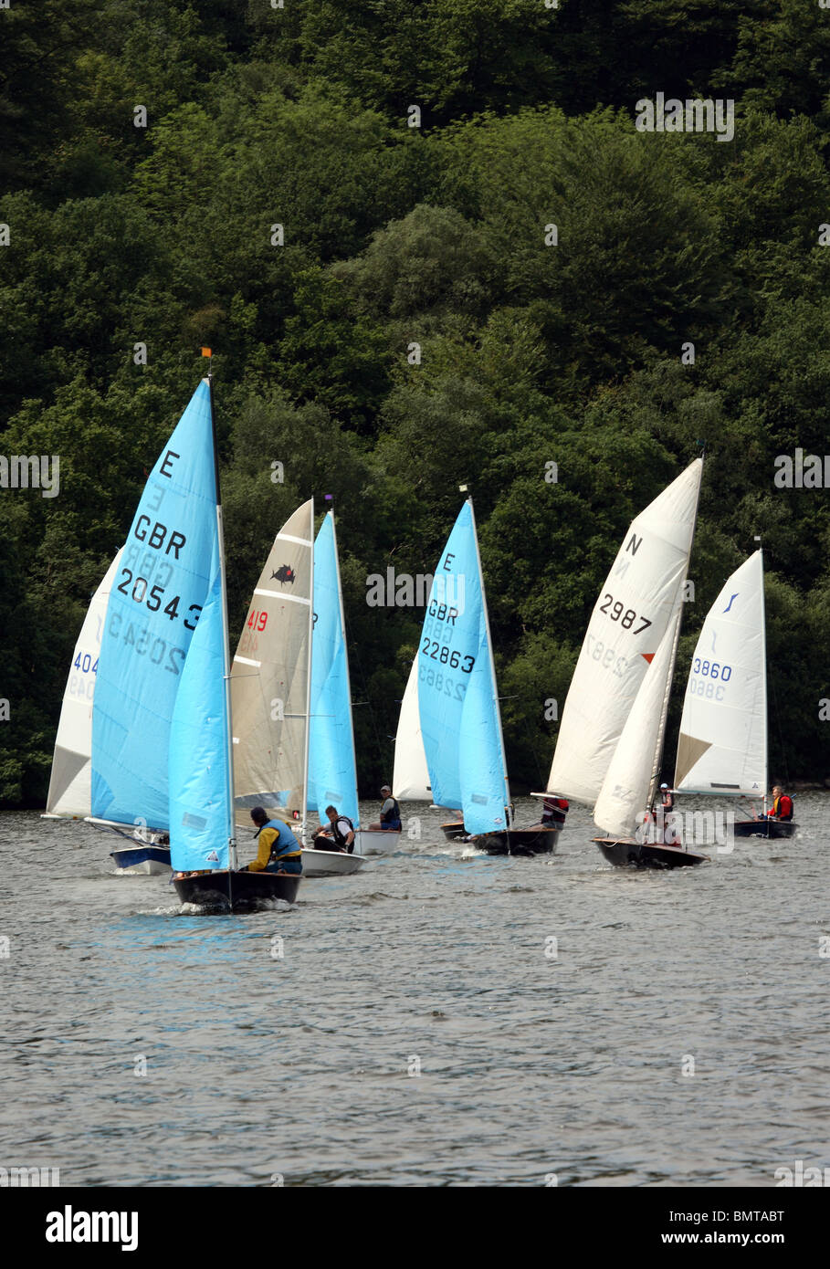 sailing on Rudyard Lake Stock Photo - Alamy