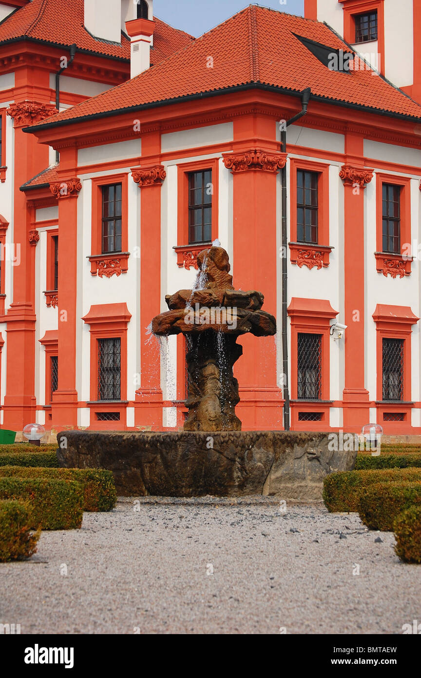 Troja castle sculpture architecture hi-res stock photography and images ...