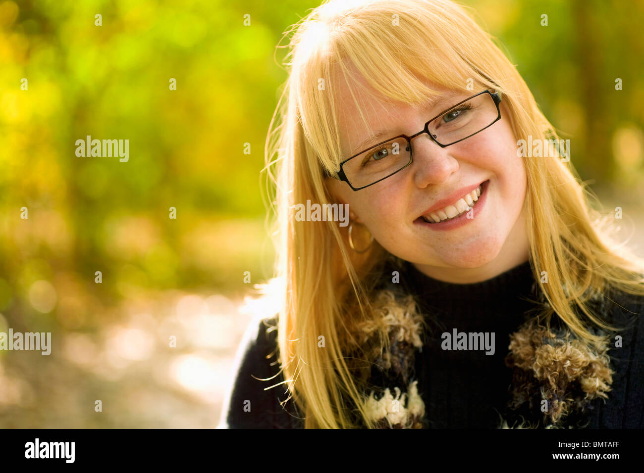 Willmar, Minnesota, United States Of America; Portrait Of A Young Woman ...