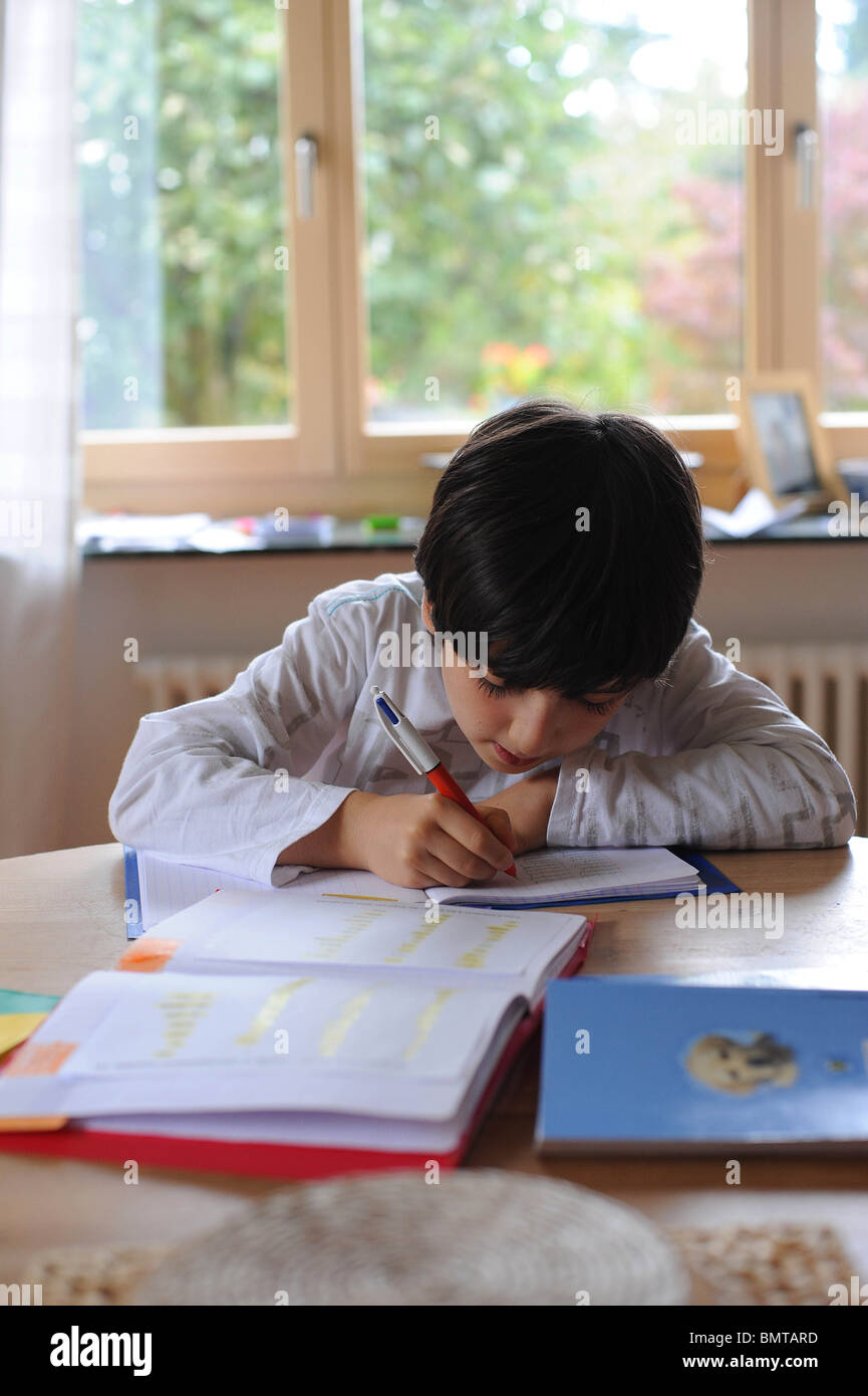Child exercise 8 years old hi-res stock photography and images - Alamy