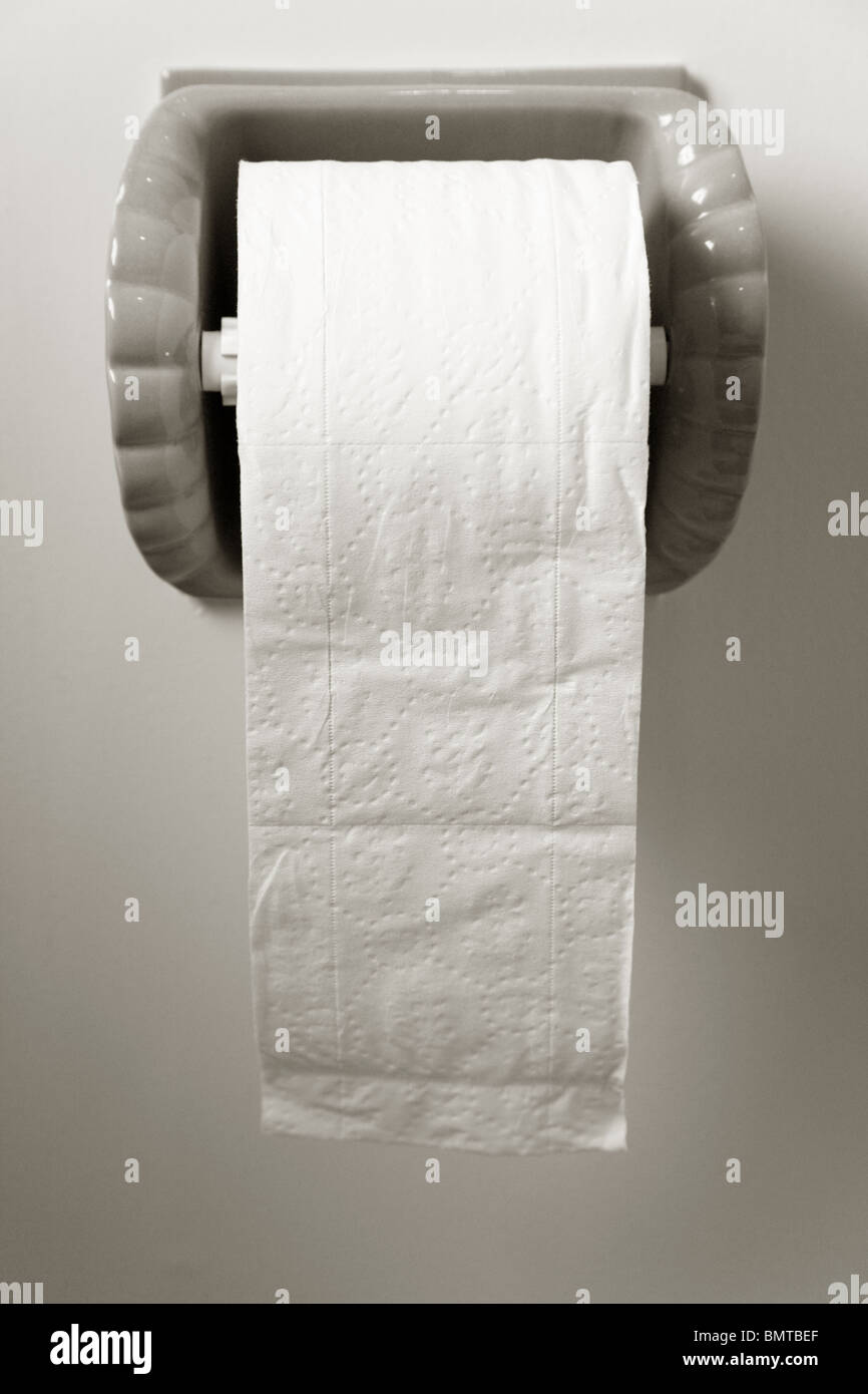 Toilet Paper close up shot Stock Photo - Alamy