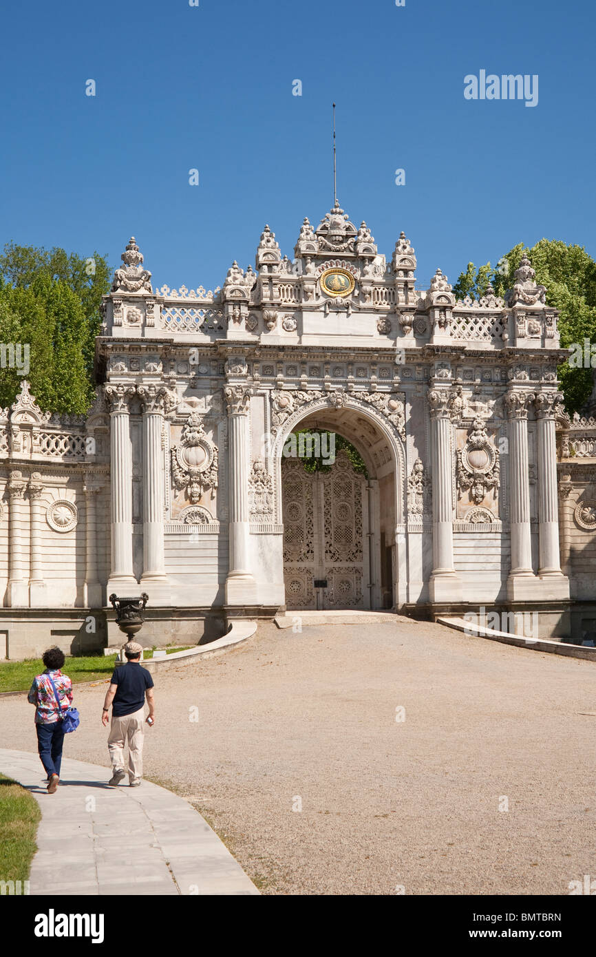 Sultan’s Gate, also known as the Royal and Imperial Gate, Dolmabahce ...