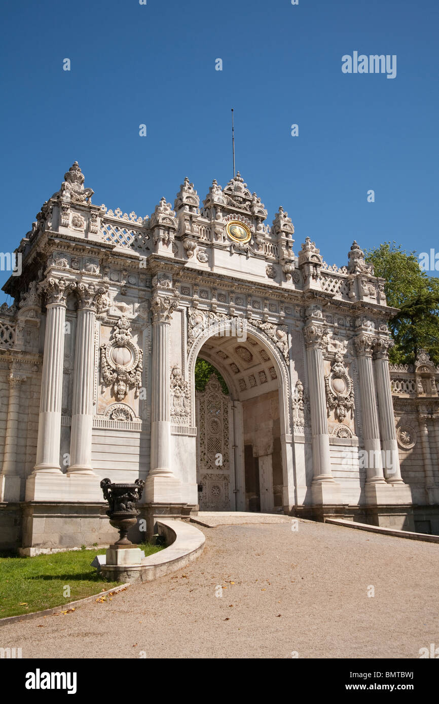 Sultan’s Gate, also known as the Royal and Imperial Gate, Dolmabahce ...