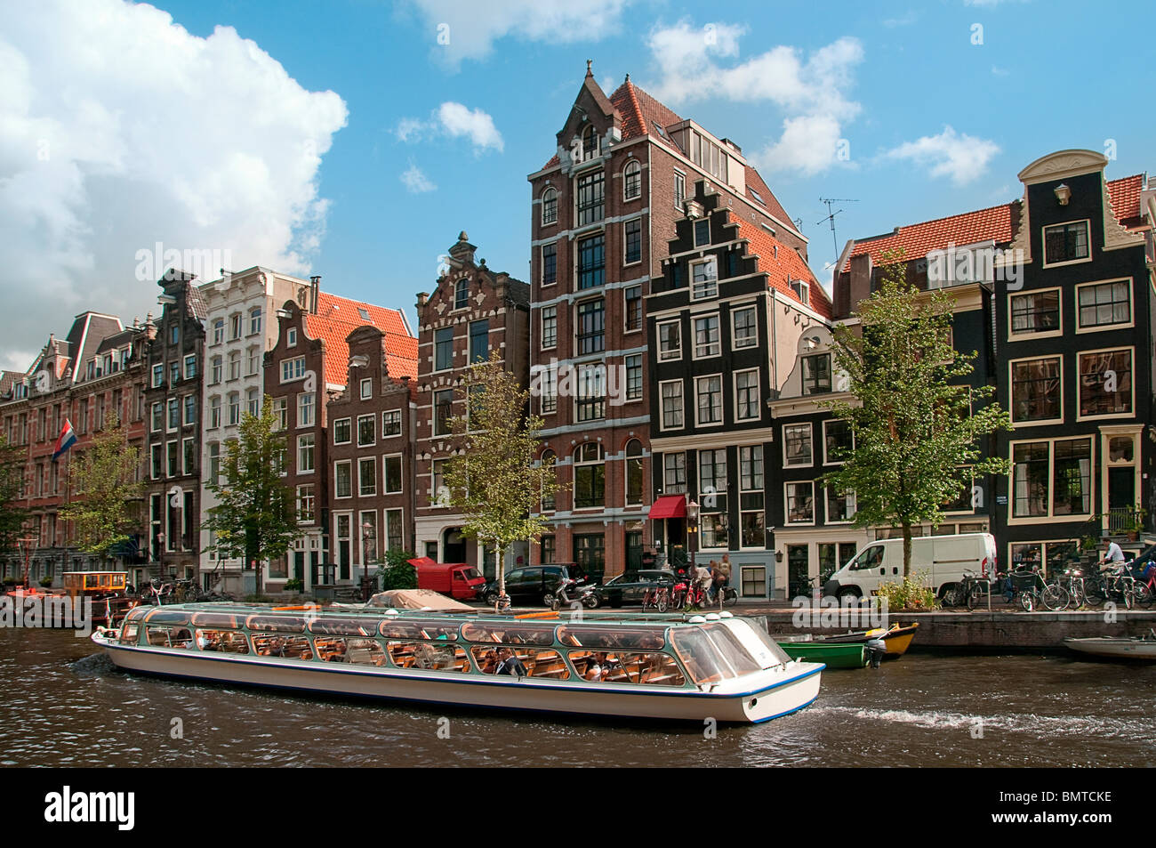 Amsterdam on clear August day Stock Photo - Alamy