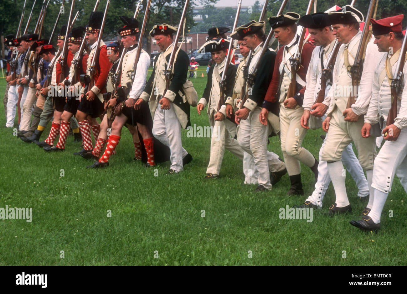 Battle of Long Island reenactment Brooklyn New York Stock Photo - Alamy
