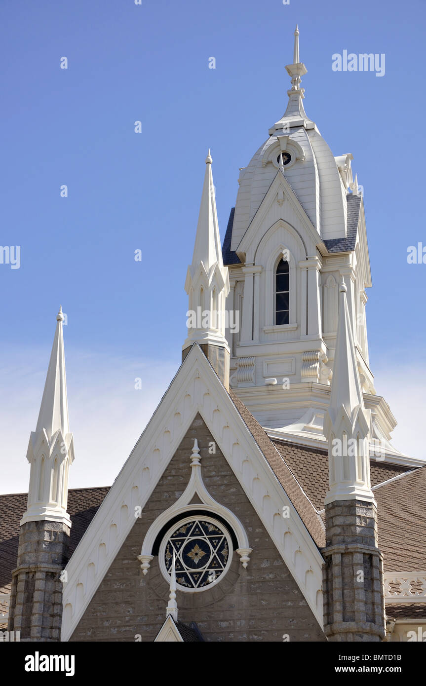 Assembly Hall at Temple Square complex housing Temple and other Mormon ...