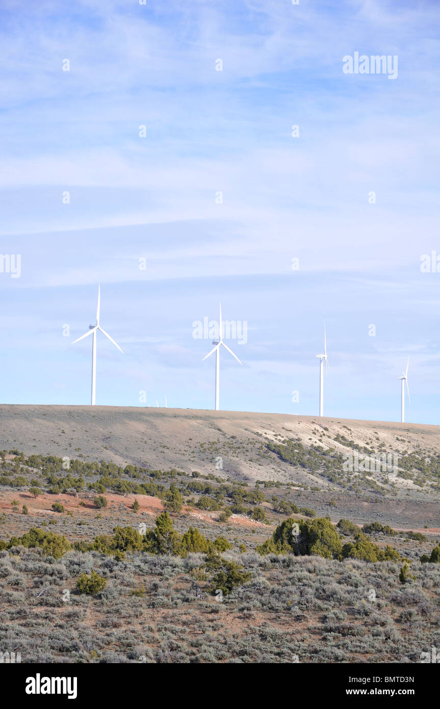 Utah windmills, USA Stock Photo - Alamy
