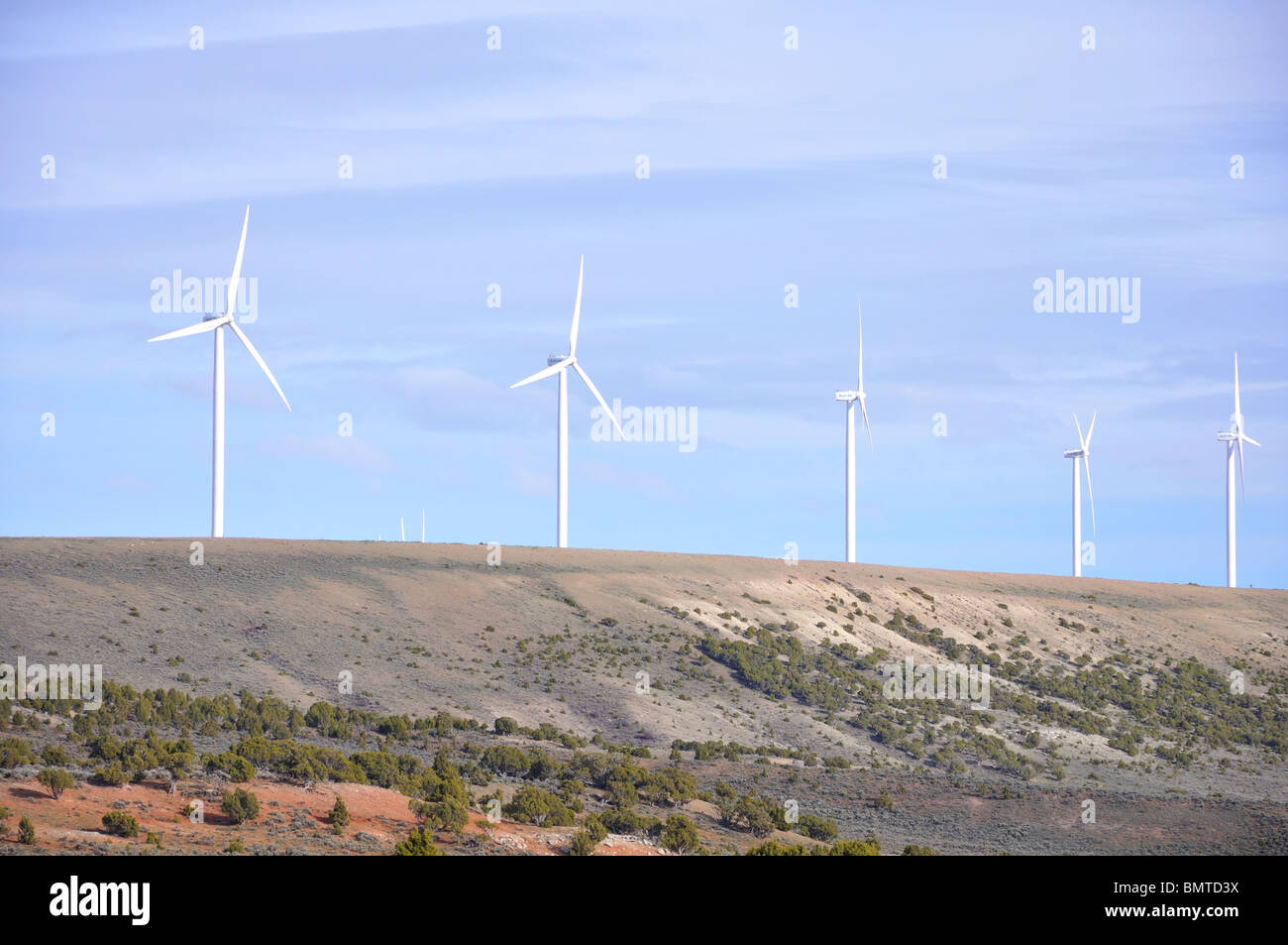 Utah windmills, USA Stock Photo - Alamy