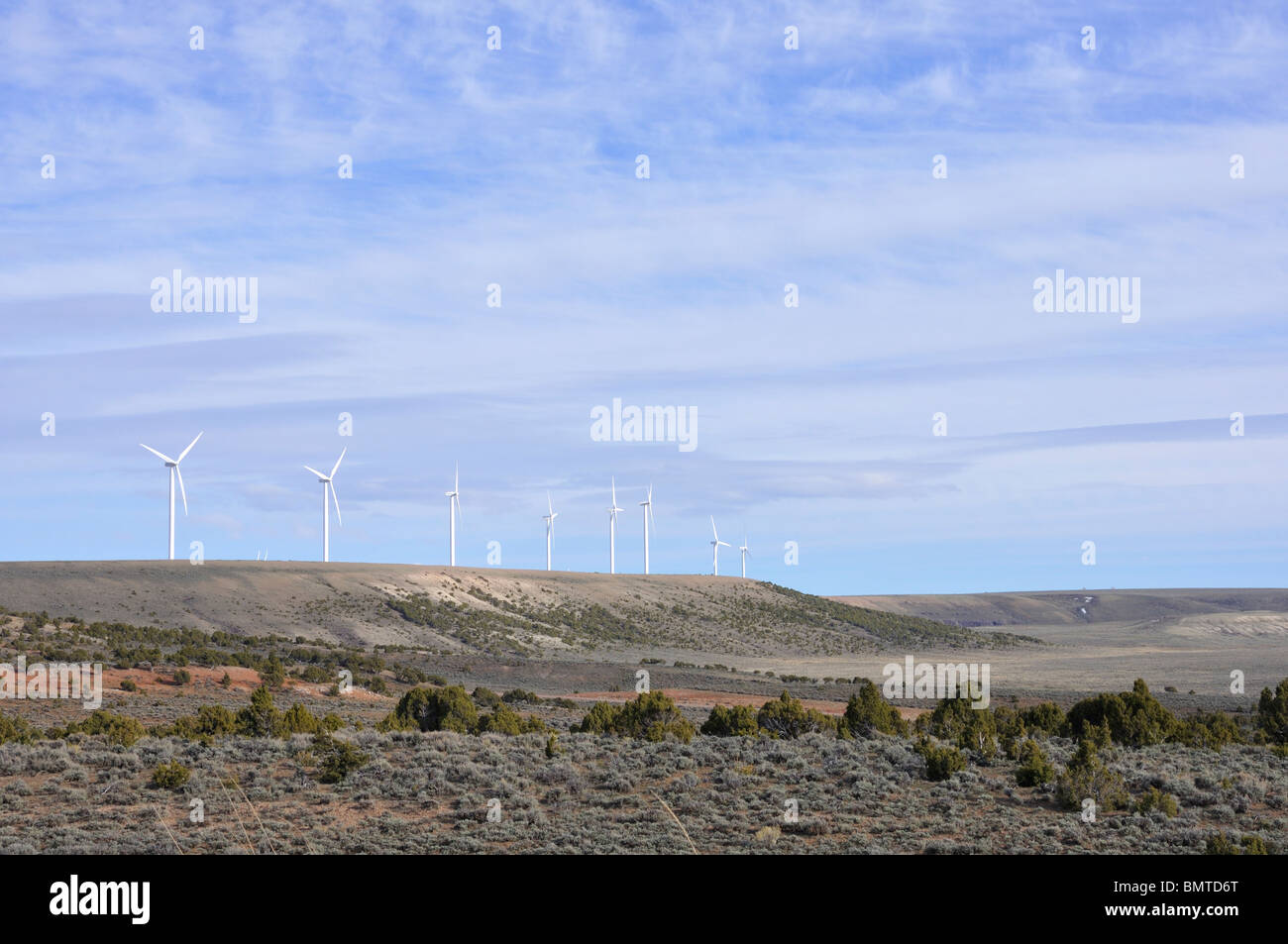 Utah windmills, USA Stock Photo - Alamy