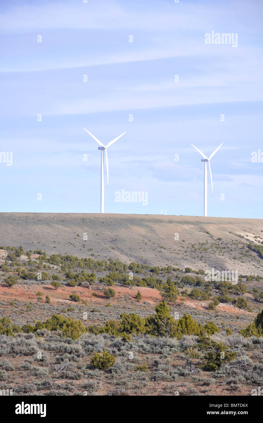 Utah windmills, USA Stock Photo - Alamy