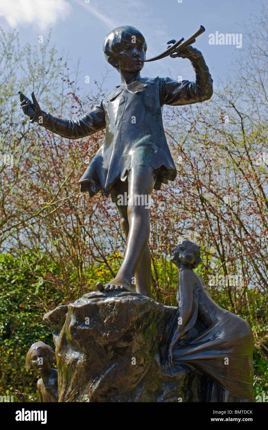 Peter Pan Statue, Kensington Gardens, London Saturday, April 10, 2010 ...