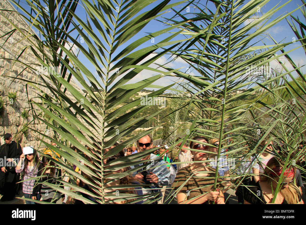 Israel, Jerusalem, Palm Sunday procession Stock Photo - Alamy