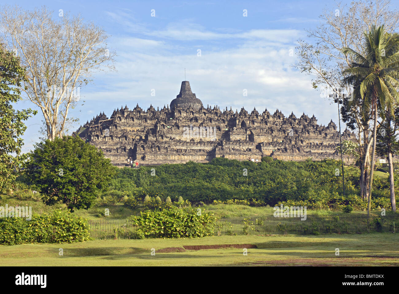 Indonesia-Java-Borobudur, General-View from West Stock Photo - Alamy