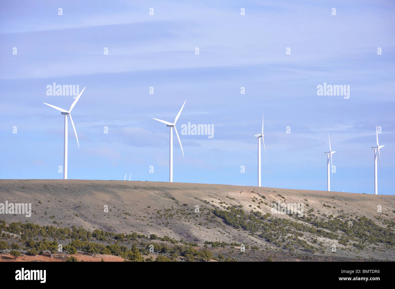 Utah windmills, USA Stock Photo - Alamy