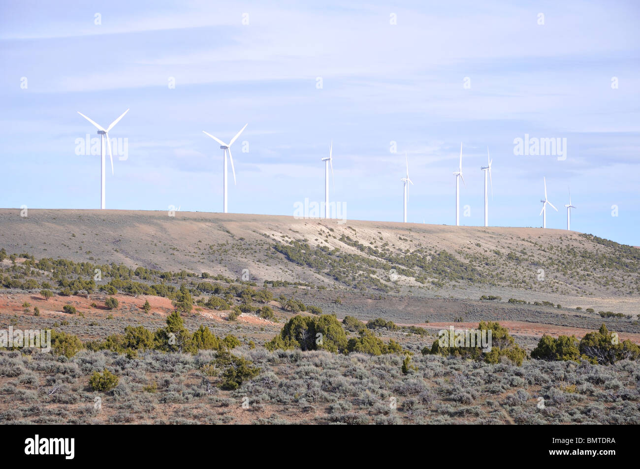 Utah windmills, USA Stock Photo - Alamy