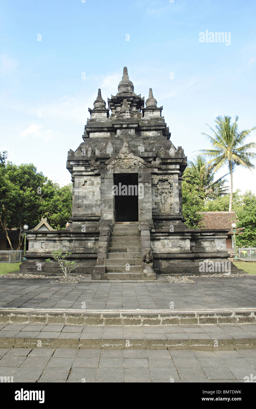 Indonesia-Java- Candi-Pawon, General-View from East Stock Photo - Alamy