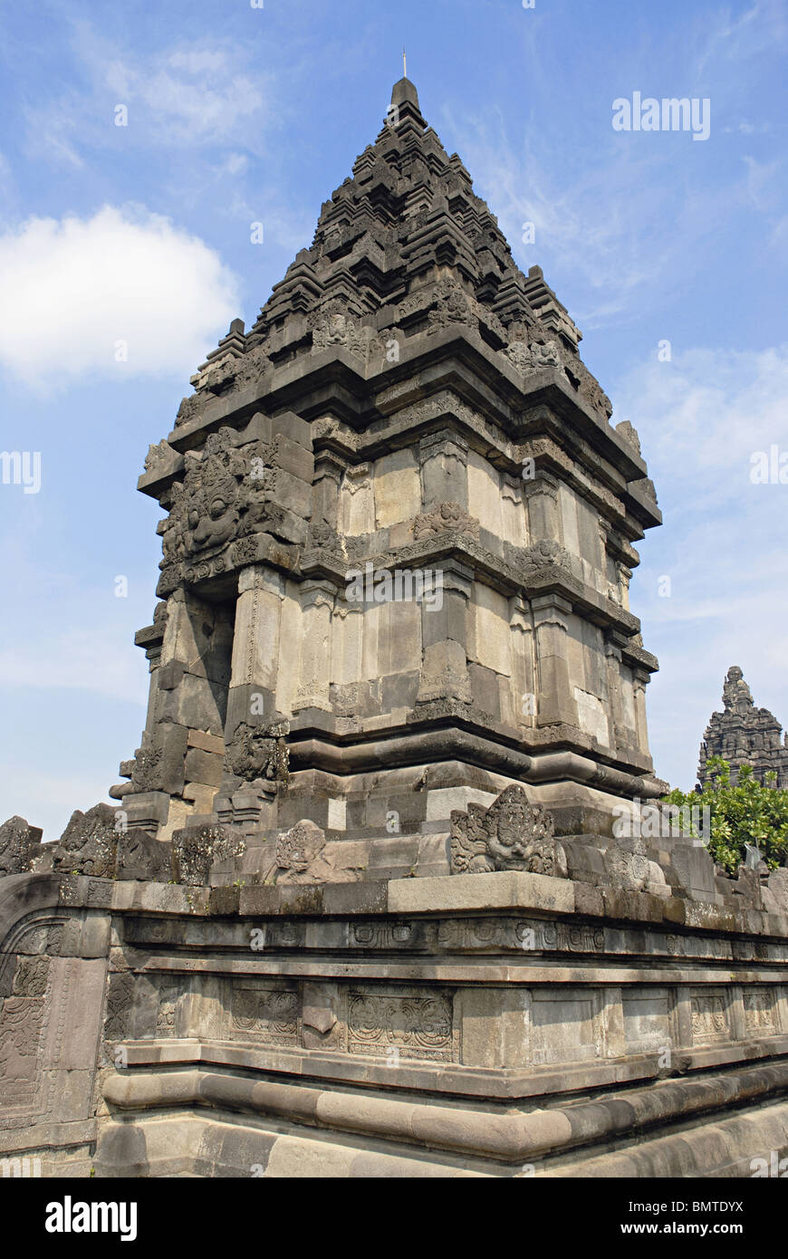 Indonesia-Java, Prambanan temples, Shrine in Pramanan group of temples ...