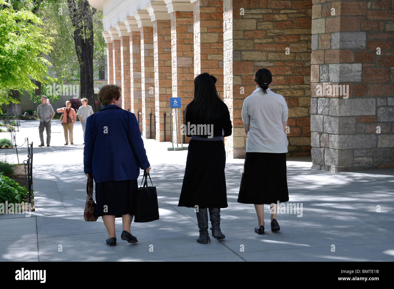 Temple Square complex housing Temple and other Mormon church's ...