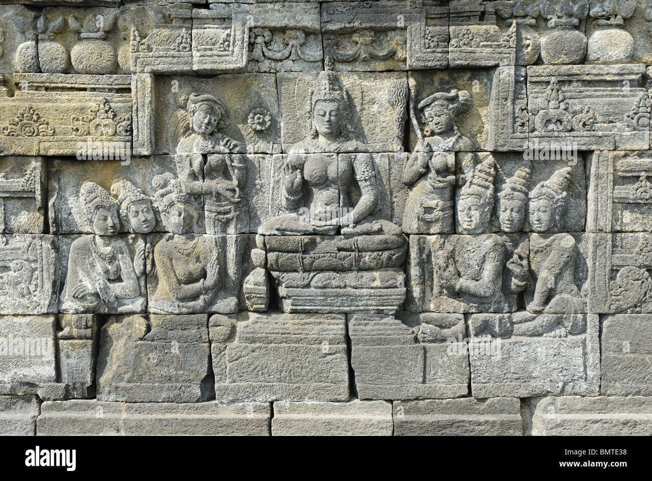 Seated goddess on throne hi-res stock photography and images - Alamy