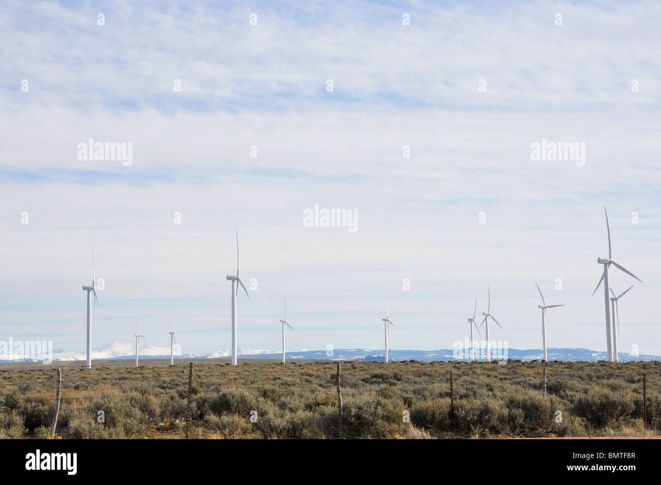 Utah windmills, USA Stock Photo - Alamy