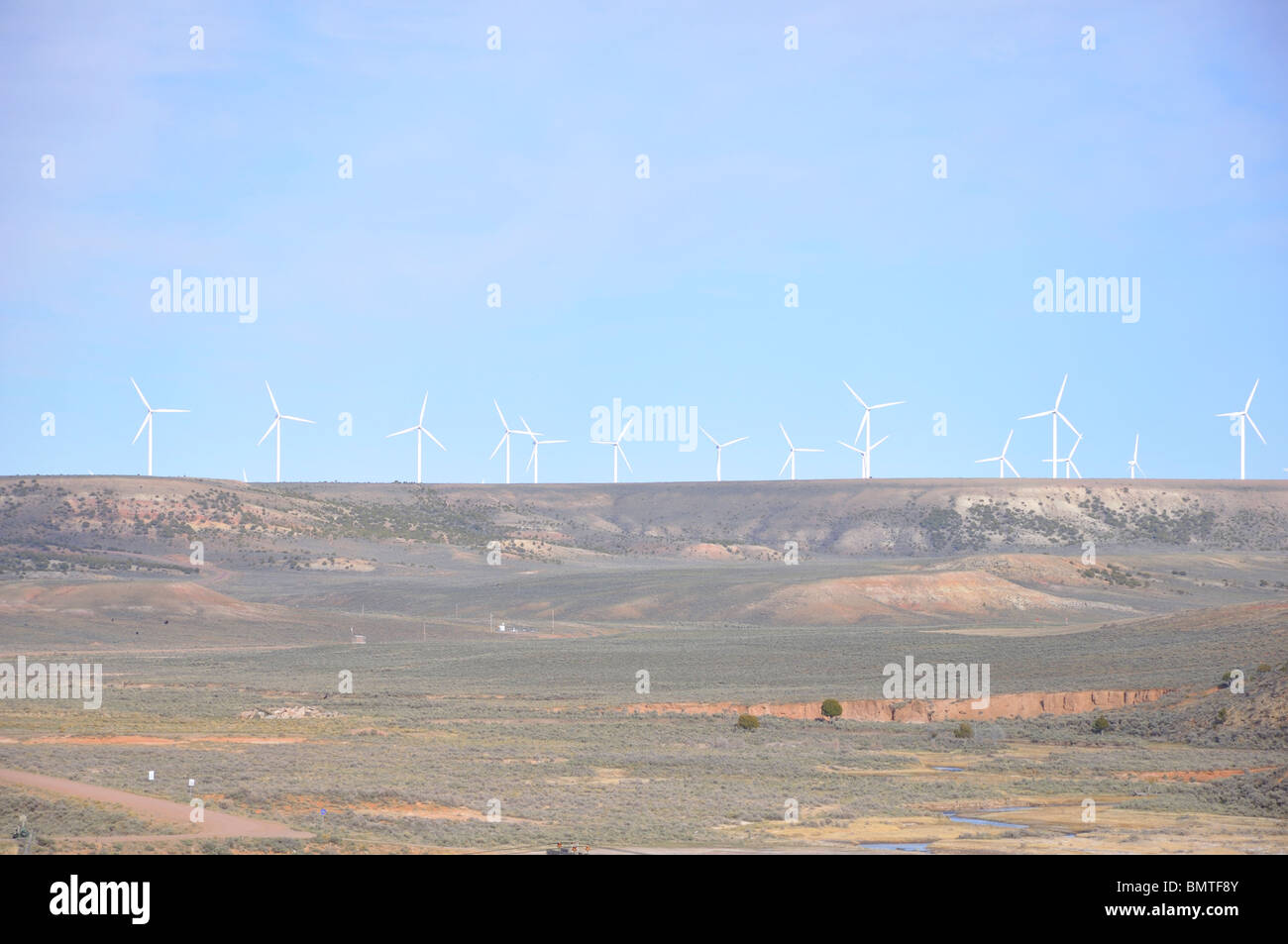 Utah windmills, USA Stock Photo - Alamy