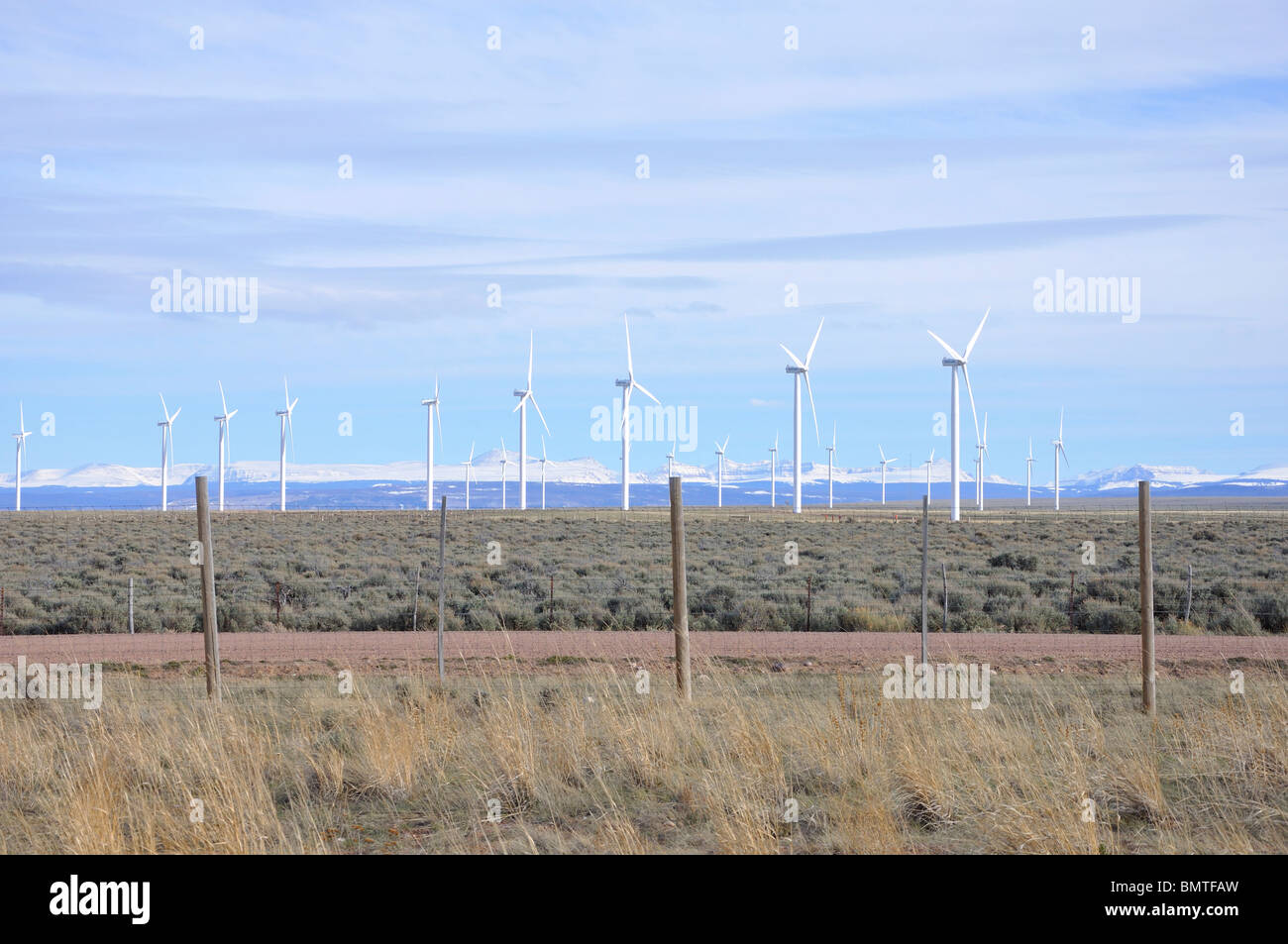 Utah windmills, USA Stock Photo - Alamy